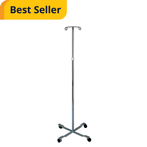 Medline Chrome Four Leg IV Poles | Medline