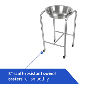 Medline Single Basin Solution Stand | Medline