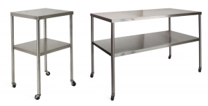 Mac Medical Instrument Tables with Shelf | Medline Industries, Inc.