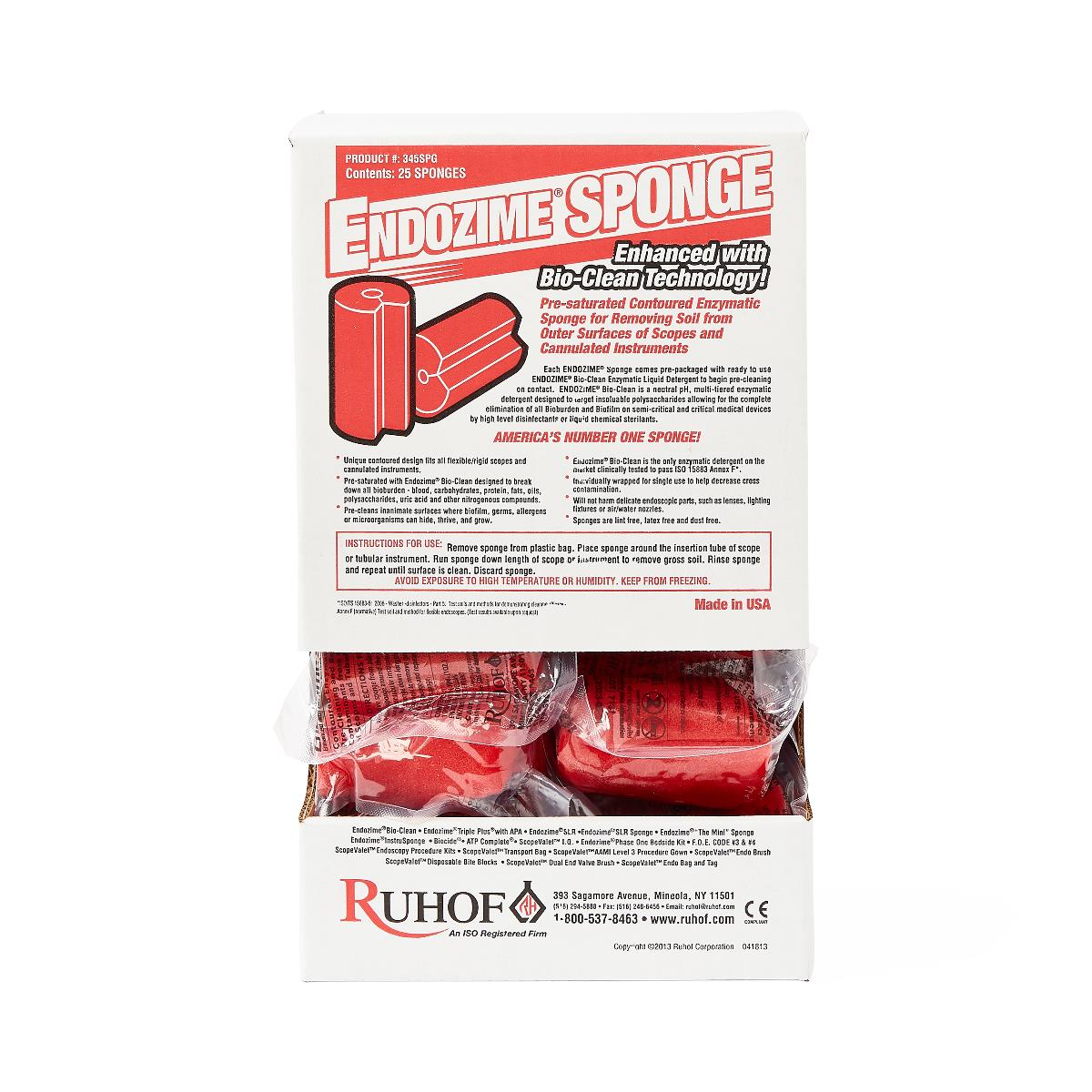 Endozime Cleaning Sponges with Bio-Clean Technology | Medline