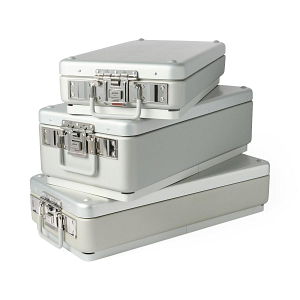 Steriset Full-Sized Sterilization Containers with Drain and Lid ...