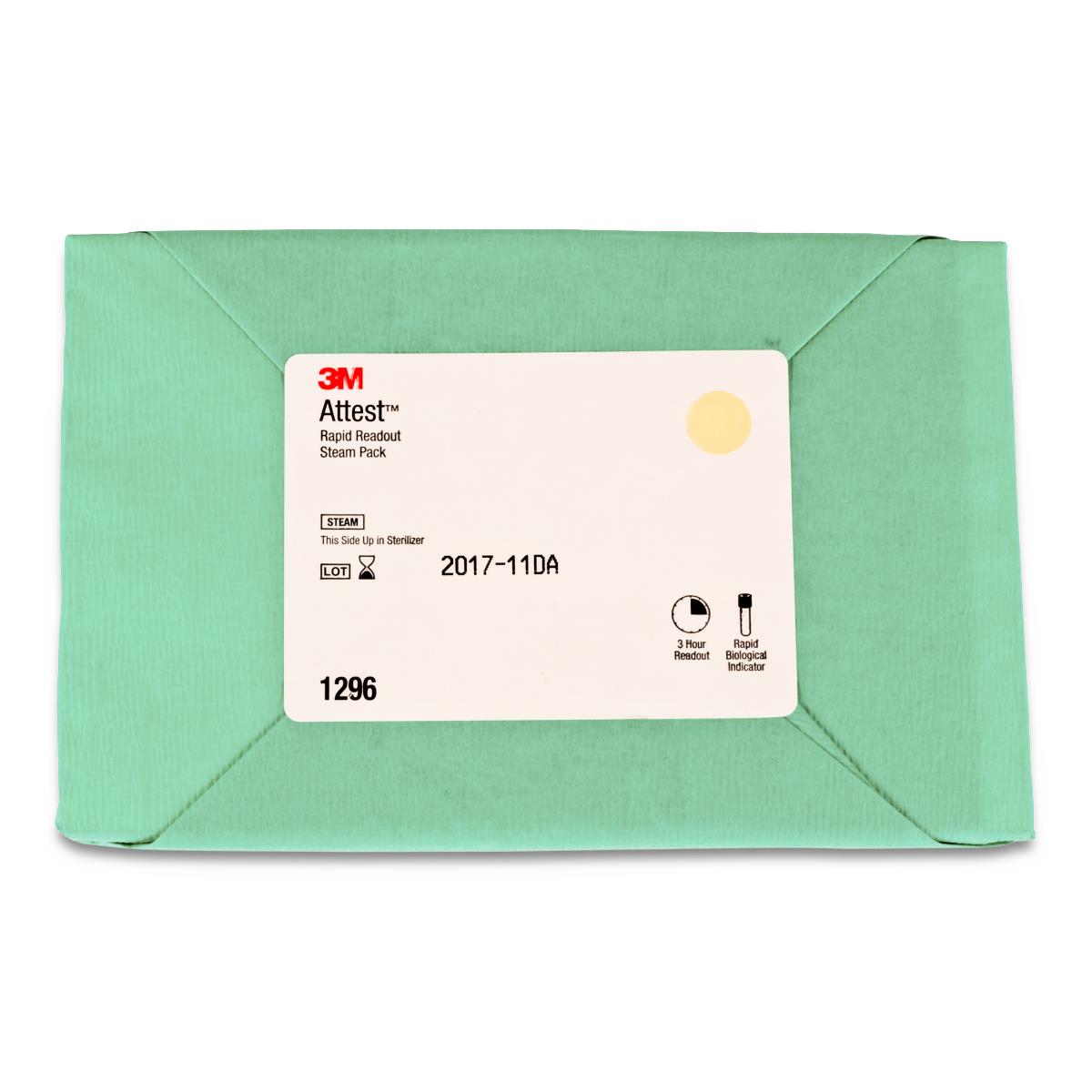 3M Attest Rapid Readout Bio Indicator Test Pack for Steam Sterilizer ...