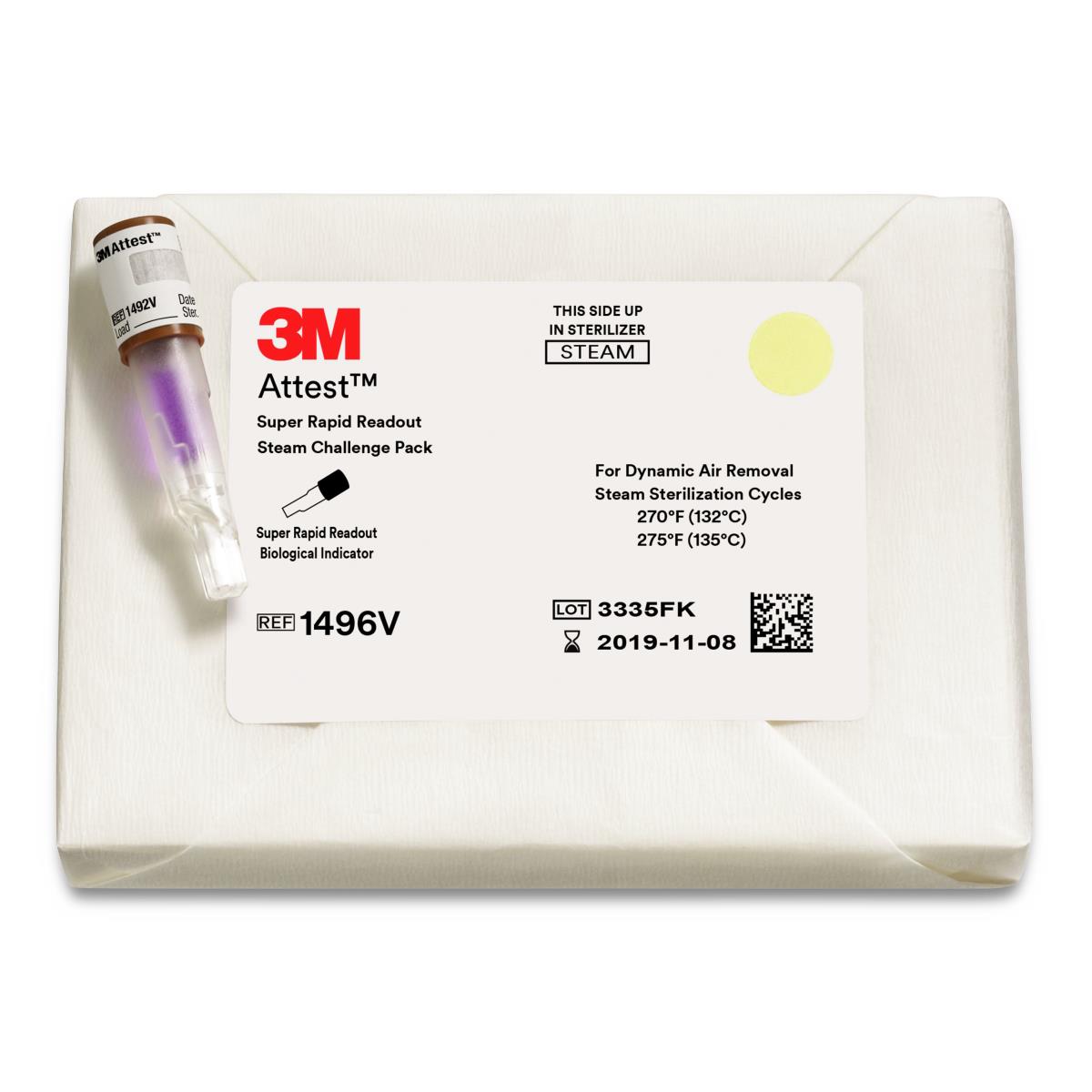 3M Attest Super Rapid Steam Biological Indicators | Medline
