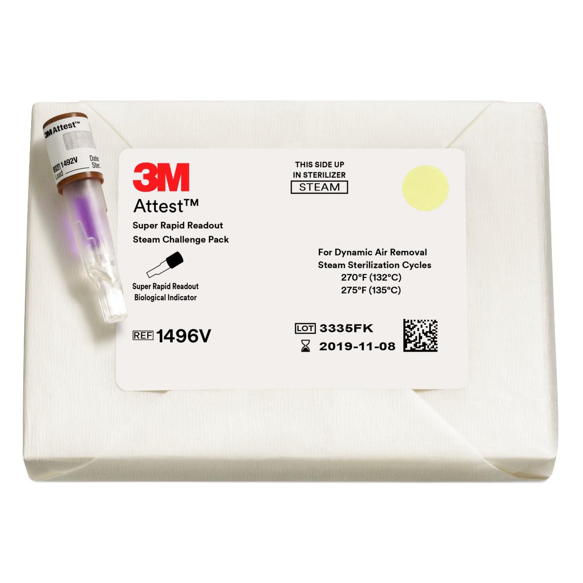 3M Attest Super Rapid Steam Biological Indicators | Medline