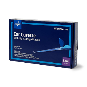 Medline Looped Ear Curettes with Light and Magnification | Medline ...