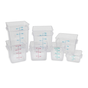 Square Graduated Containers and Lids | Medline Industries, Inc.