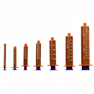Amber Feed, Flush, and Irrigation Syringes with ENFit Tip | Medline ...
