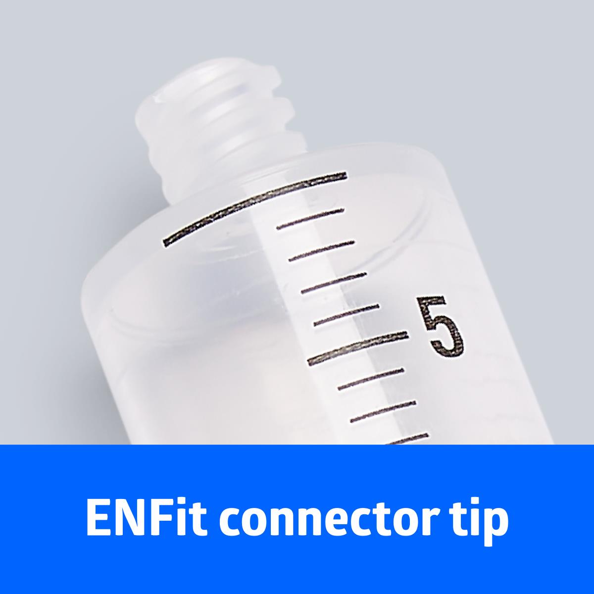 Medline Nonsterile Clear ENFit Syringes | Medline