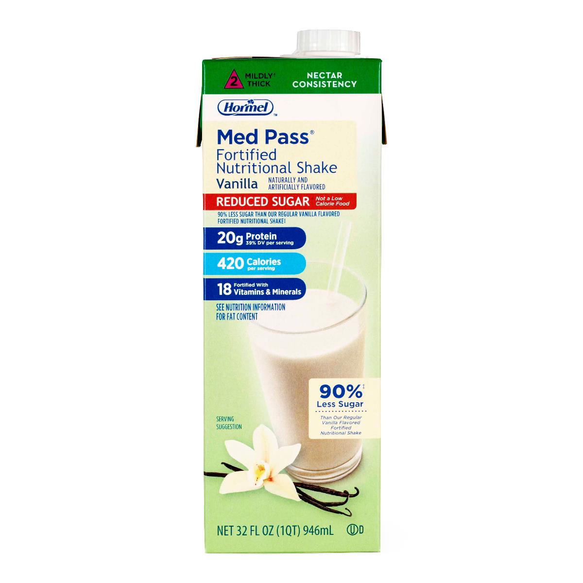 Med Pass Reduced Sugar Fortified Nutritional Shake | Medline