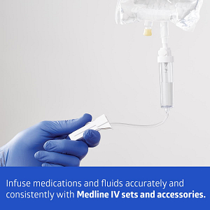 Medline IV Administration Sets with Needle-Free Y-Sites | Medline