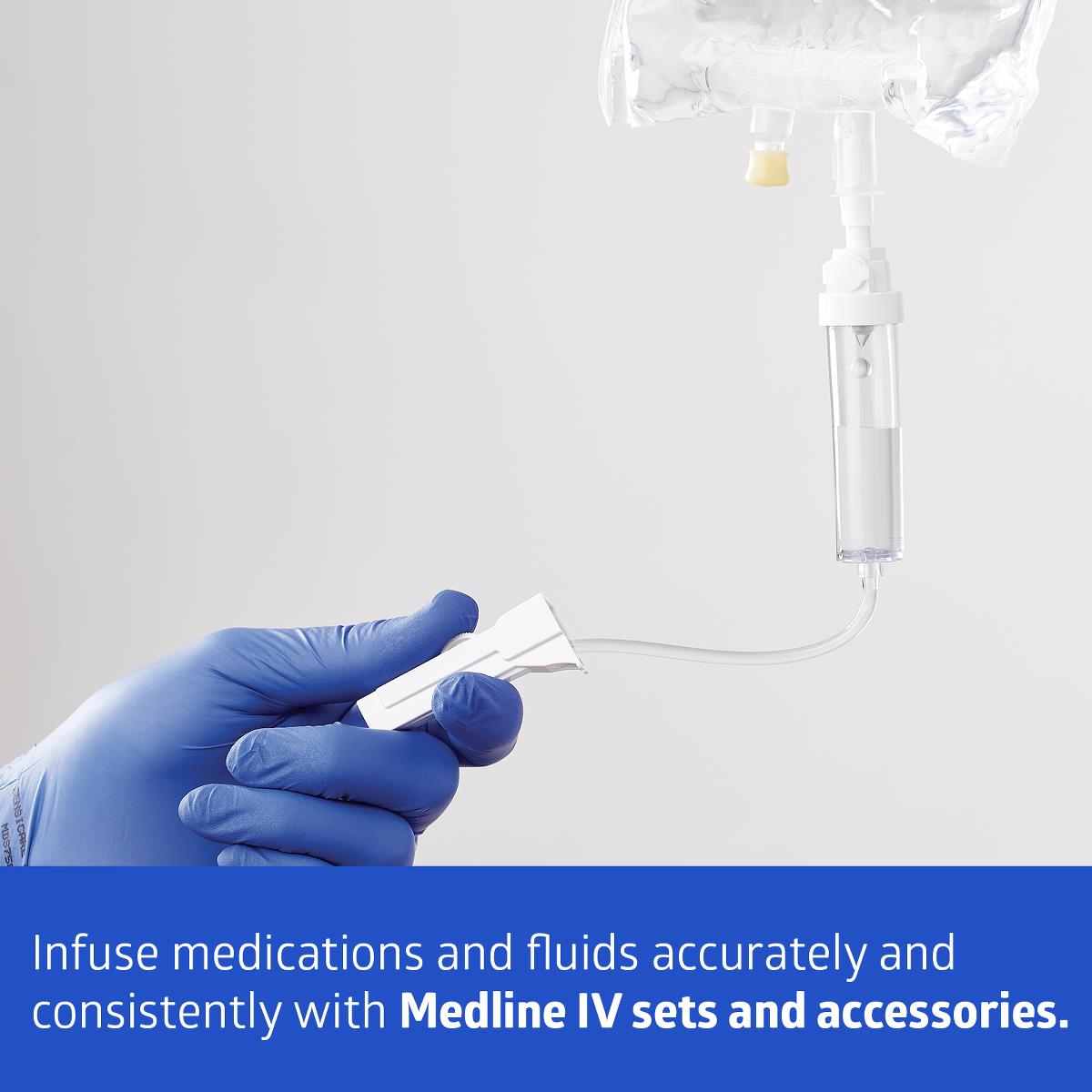 Medline IV Administration Sets with Needle-Free Y-Sites | Medline