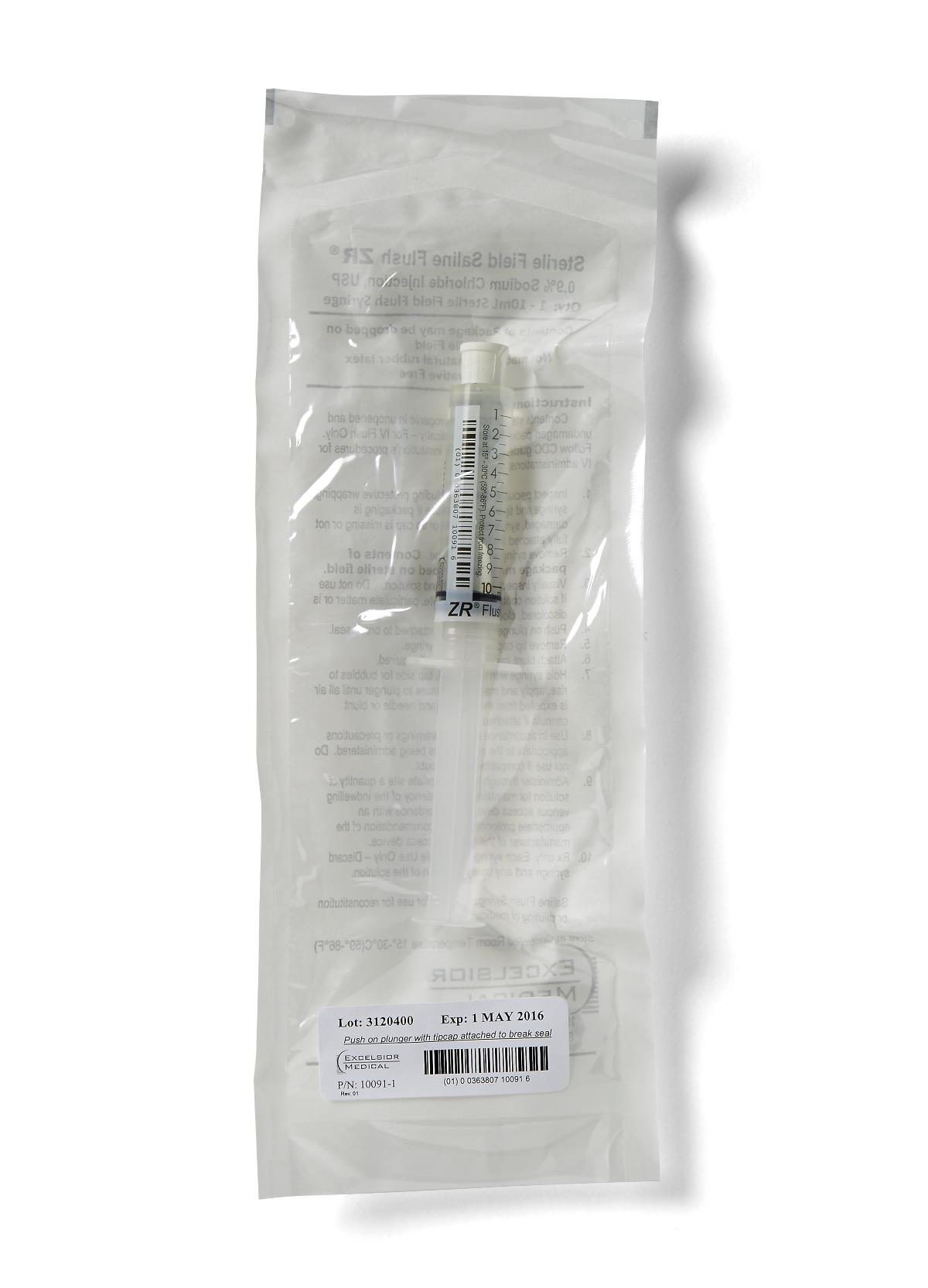 Medline Sterile Field Prefilled Saline Flush Syringes | Medline