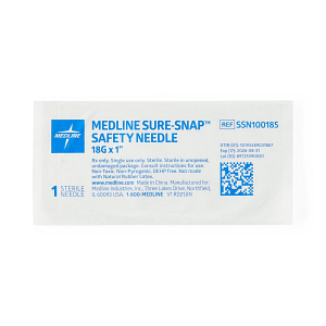 Sure-Snap Hypodermic Safety Needles | Medline Industries, Inc.
