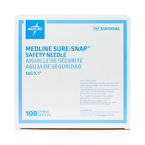 Sure-Snap Hypodermic Safety Needles | Medline Industries, Inc.