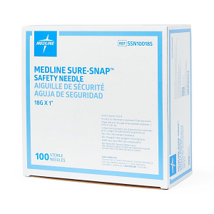 Sure-Snap Hypodermic Safety Needles | Medline Industries, Inc.