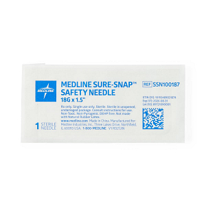 Sure-Snap Hypodermic Safety Needles | Medline Industries, Inc.
