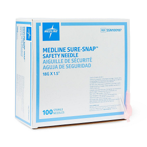 Sure-Snap Hypodermic Safety Needles | Medline Industries, Inc.