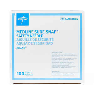 Sure-Snap Hypodermic Safety Needles | Medline Industries, Inc.