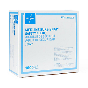 Sure-Snap Hypodermic Safety Needles | Medline Industries, Inc.