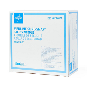 Sure-Snap Hypodermic Safety Needles | Medline Industries, Inc.