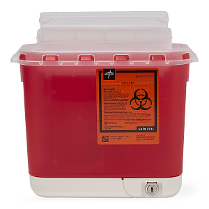 Medline Biohazard Patient Room Sharps Disposal Containers | Medline ...