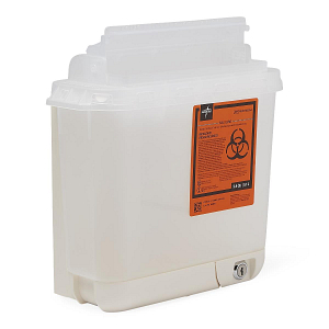 Medline Biohazard Patient Room Sharps Disposal Containers | Medline