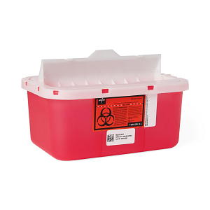 Medline Biohazard Patient Room Sharps Disposal Containers | Medline