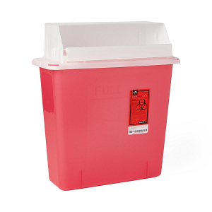 Medline Biohazard Patient Room Sharps Disposal Containers | Medline ...