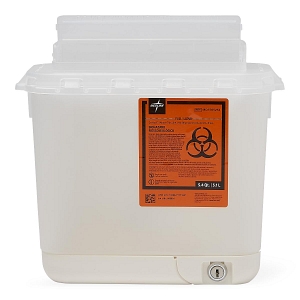 Biohazard Patient Room Sharps Disposal Containers | Medline Industries ...
