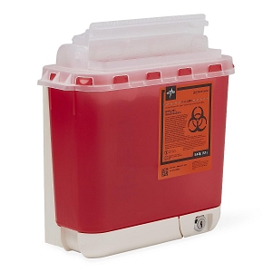Biohazard Patient Room Sharps Disposal Containers | Medline Industries ...