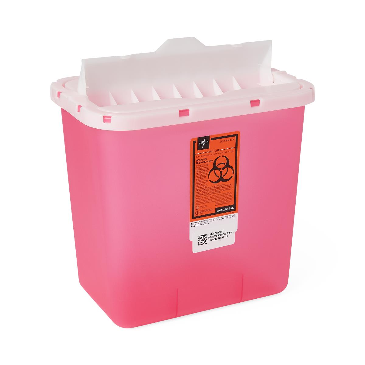 Medline Biohazard Patient Room Sharps Disposal Containers | Medline