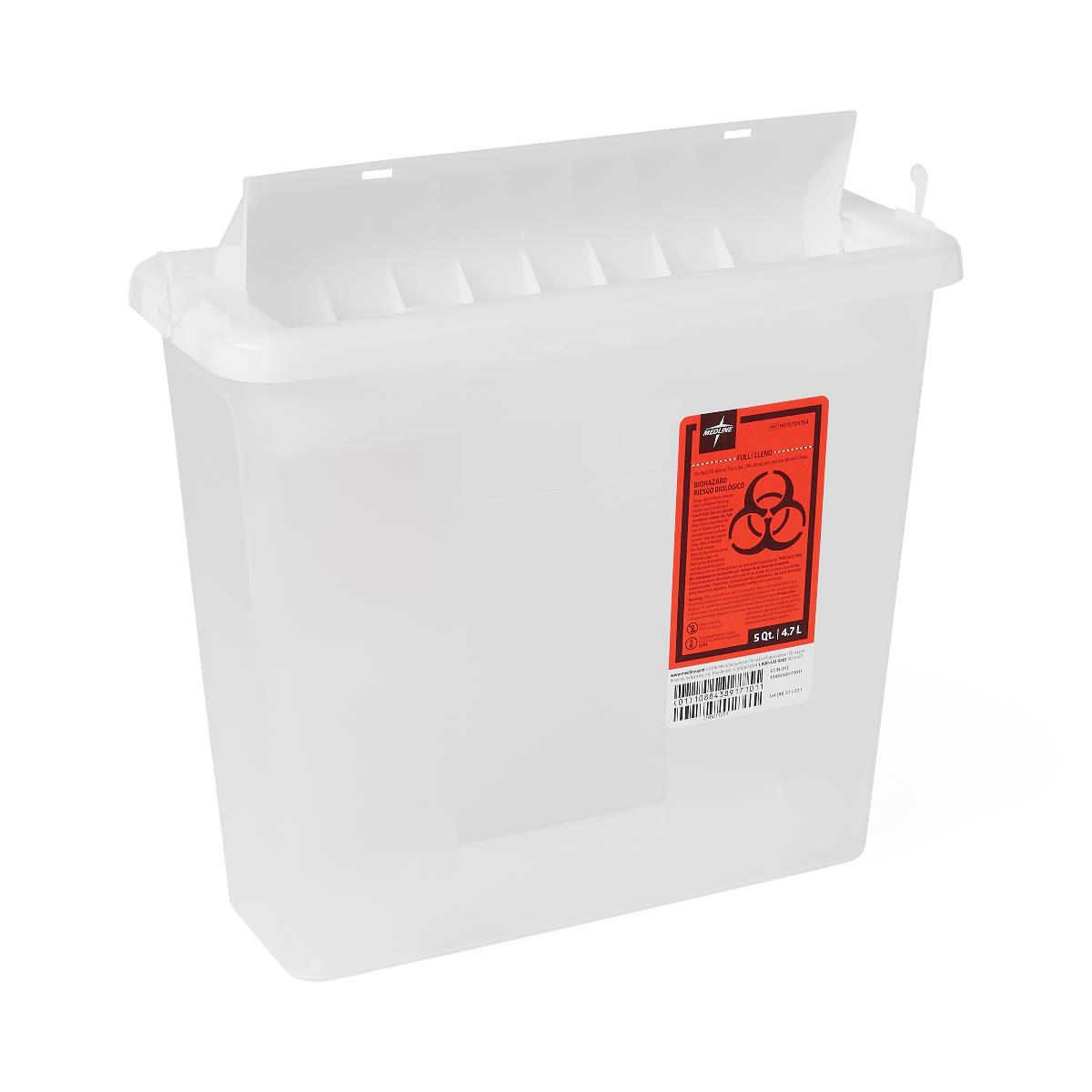 Clear Sharps Container