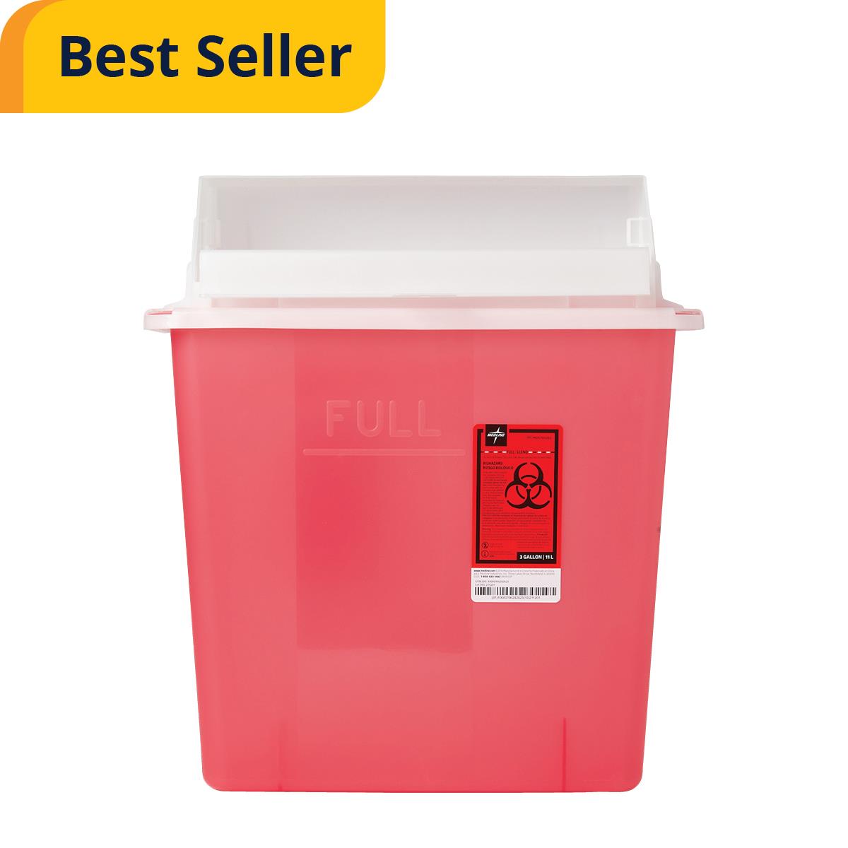 Medline Biohazard Patient Room Sharps Disposal Containers | Medline