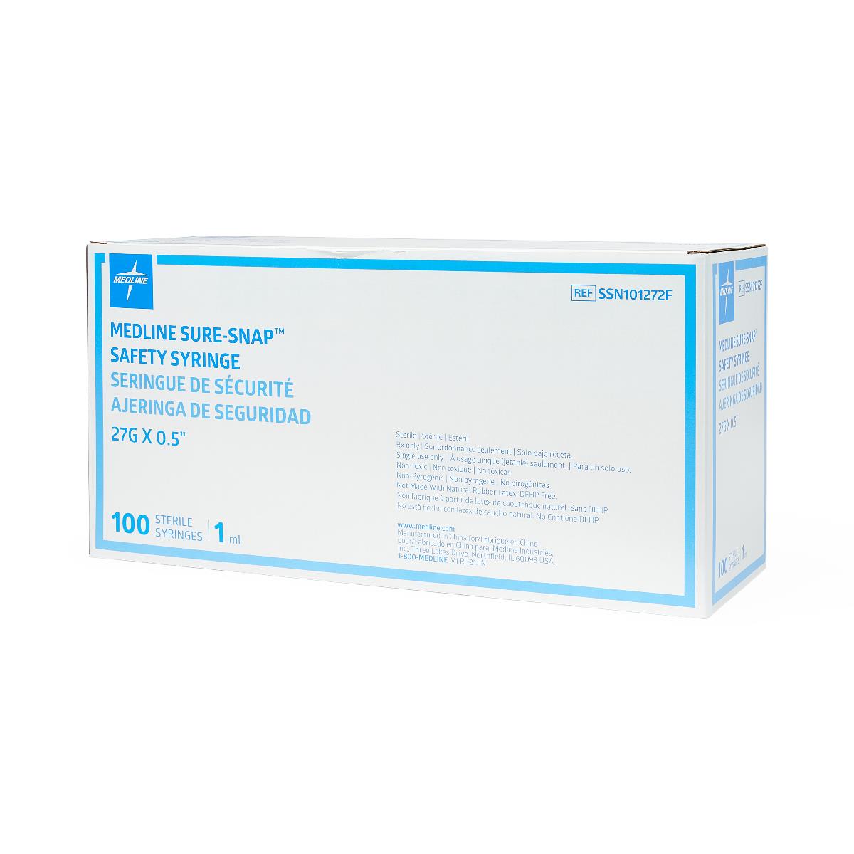 Medline Safety Syringes with Needle | Medline