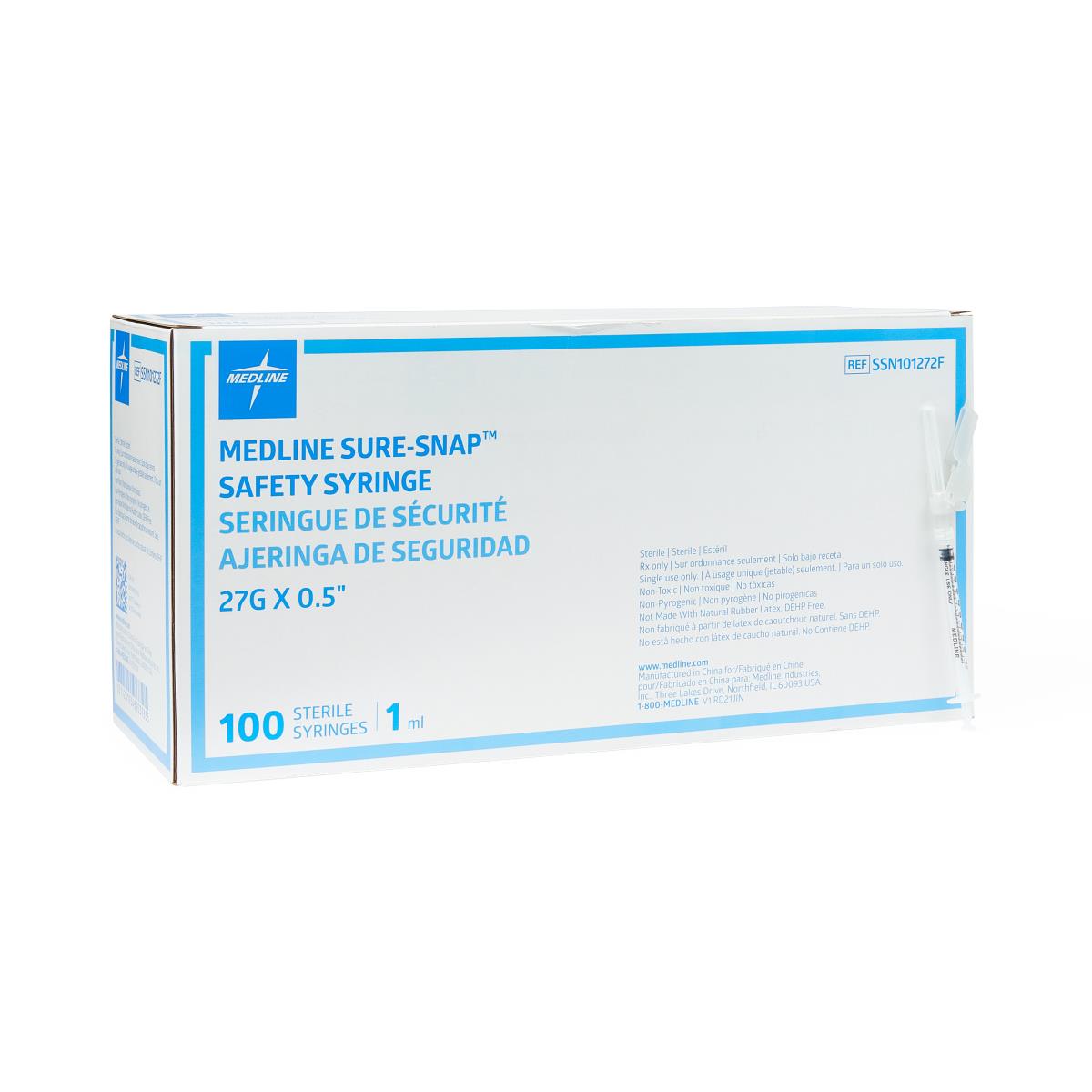 Medline Safety Syringes with Needle | Medline
