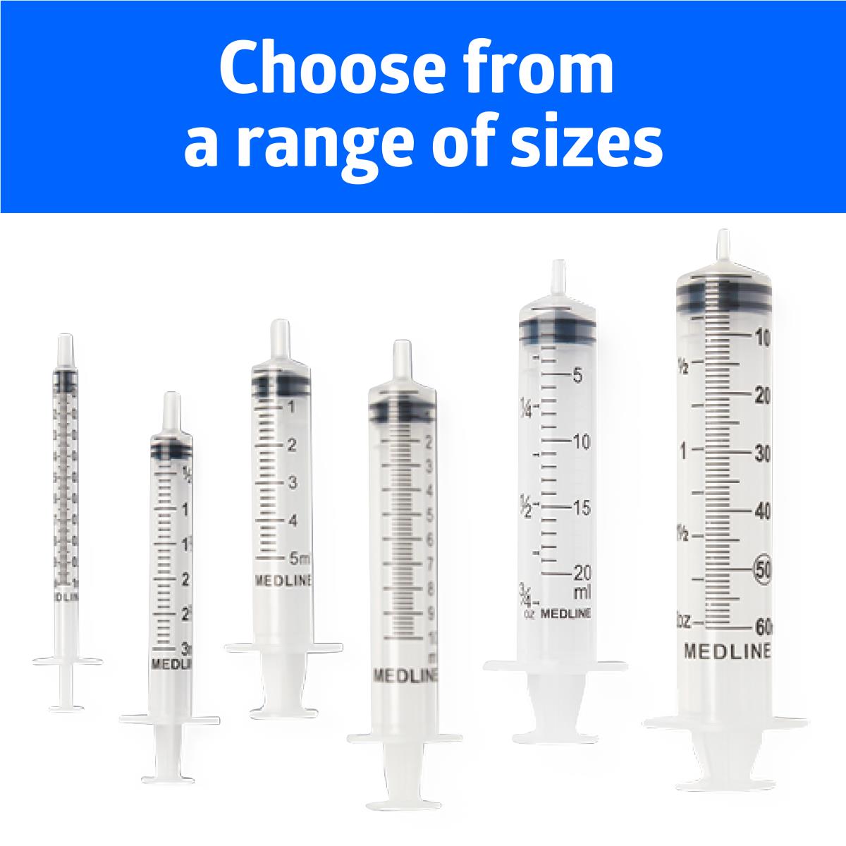Medline Sterile Luer Slip Syringes | Medline