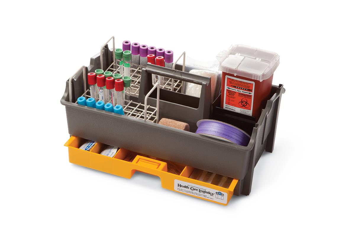Health Care Logistics Phlebotomy Blood Collection Supply Caddy | Medline