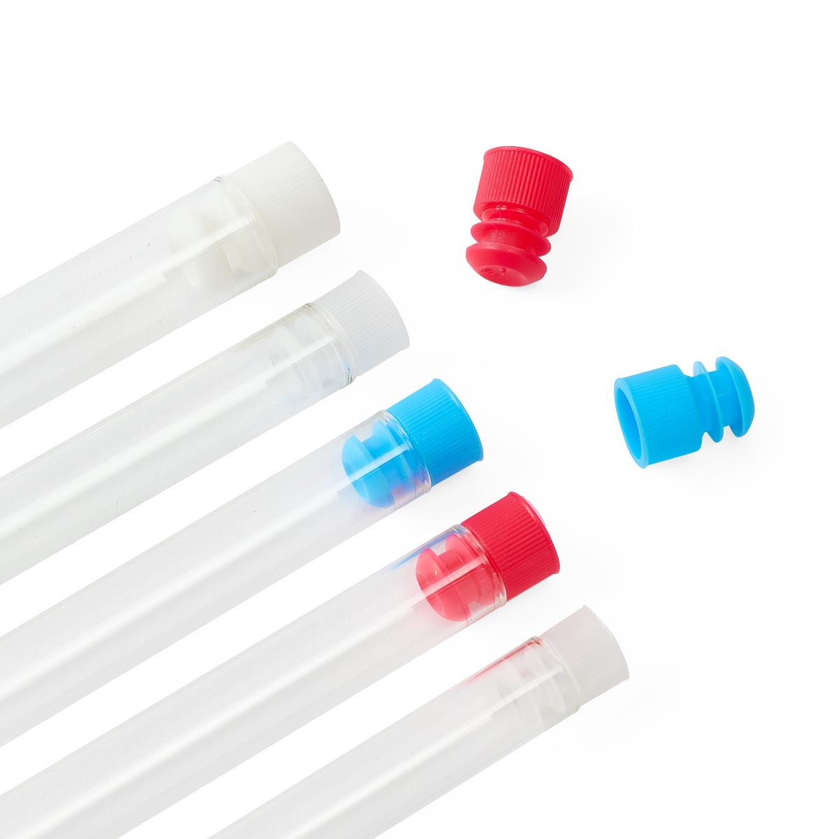 Medline Polyethylene Flange-Style Test Tube Caps | Medline