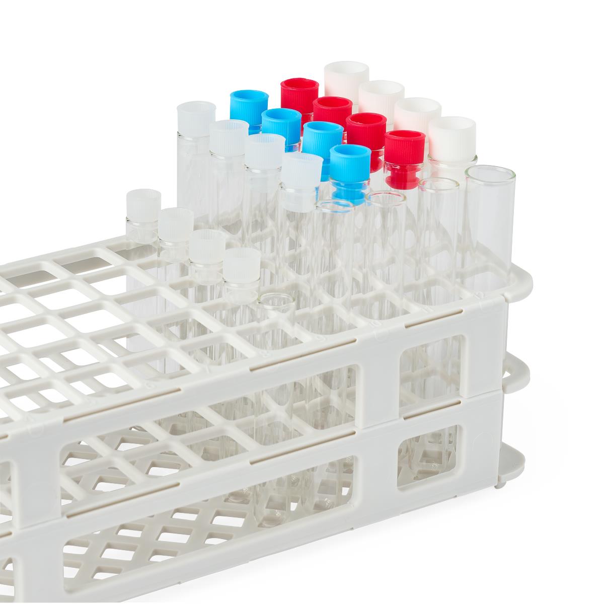 Medline Polyethylene Flange-Style Test Tube Caps | Medline