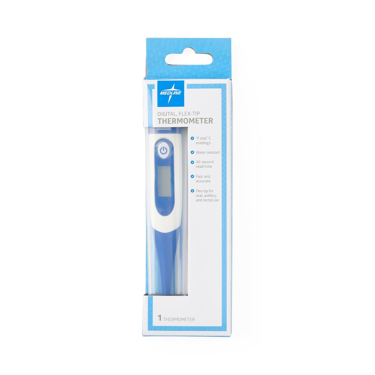 Medline 30-Second Flex-Tip Oral Digital Stick Thermometers | Medline