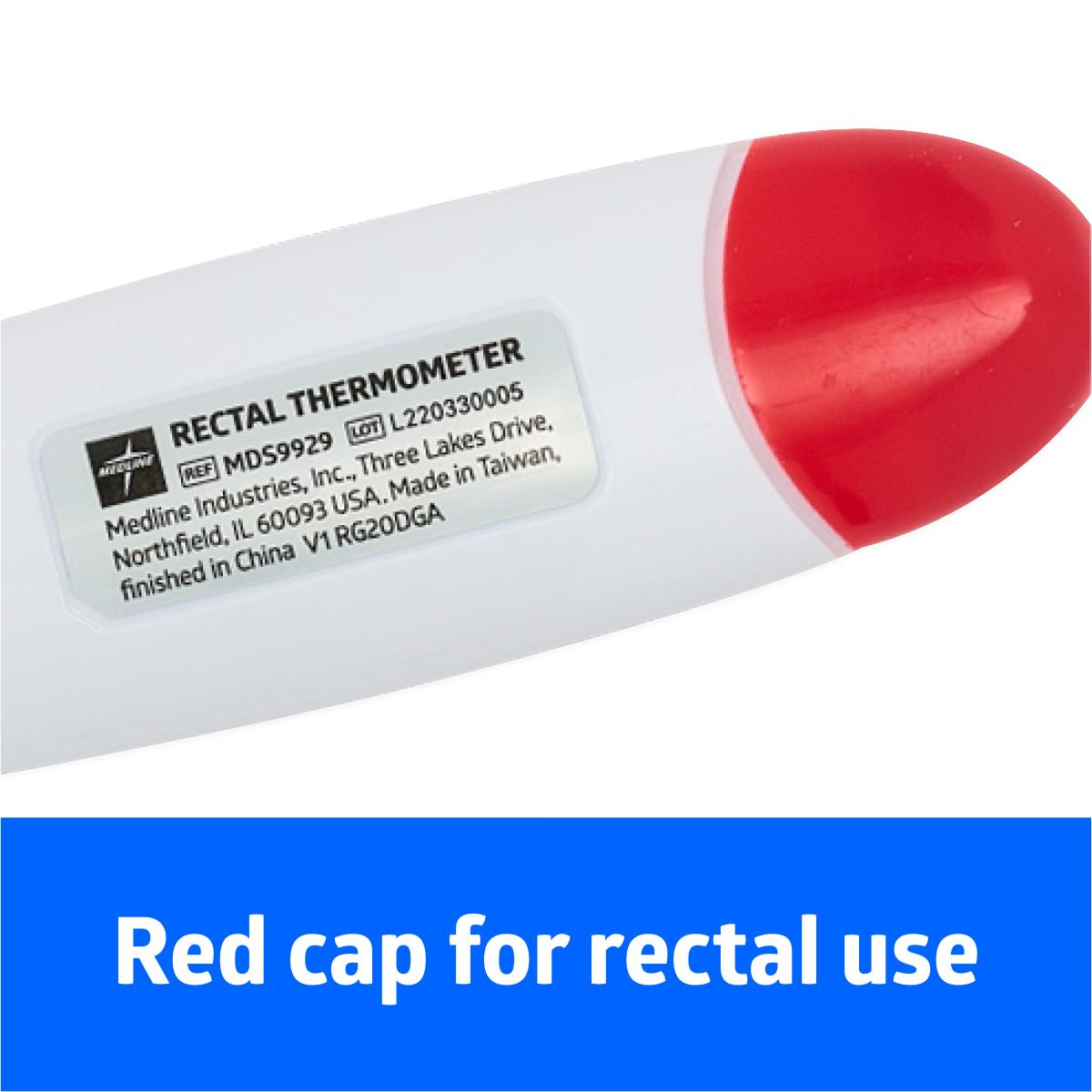 Medline 30-Second Rectal Digital Thermometers | Medline