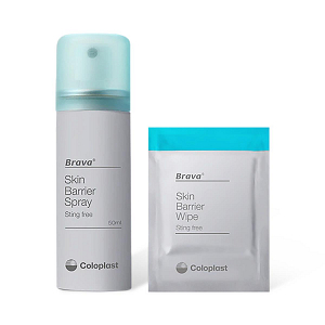Brava Skin Barrier Spray and Wipes | Medline