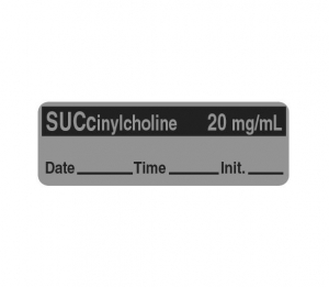 Centurion Succinylcholine Labels | Medline Industries, Inc.