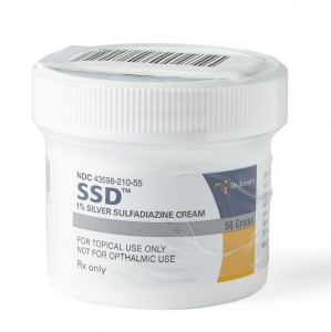 SSD Silver Sulfadiazine Topical Cream | Medline