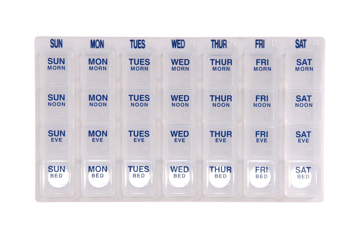 One-Day-at-a-Time Pill Organizers in Assorted Colors | Medline