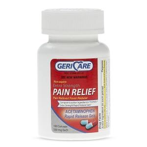 Acetaminophen Extra Strength Rapid Release Gel Caps | Medline ...