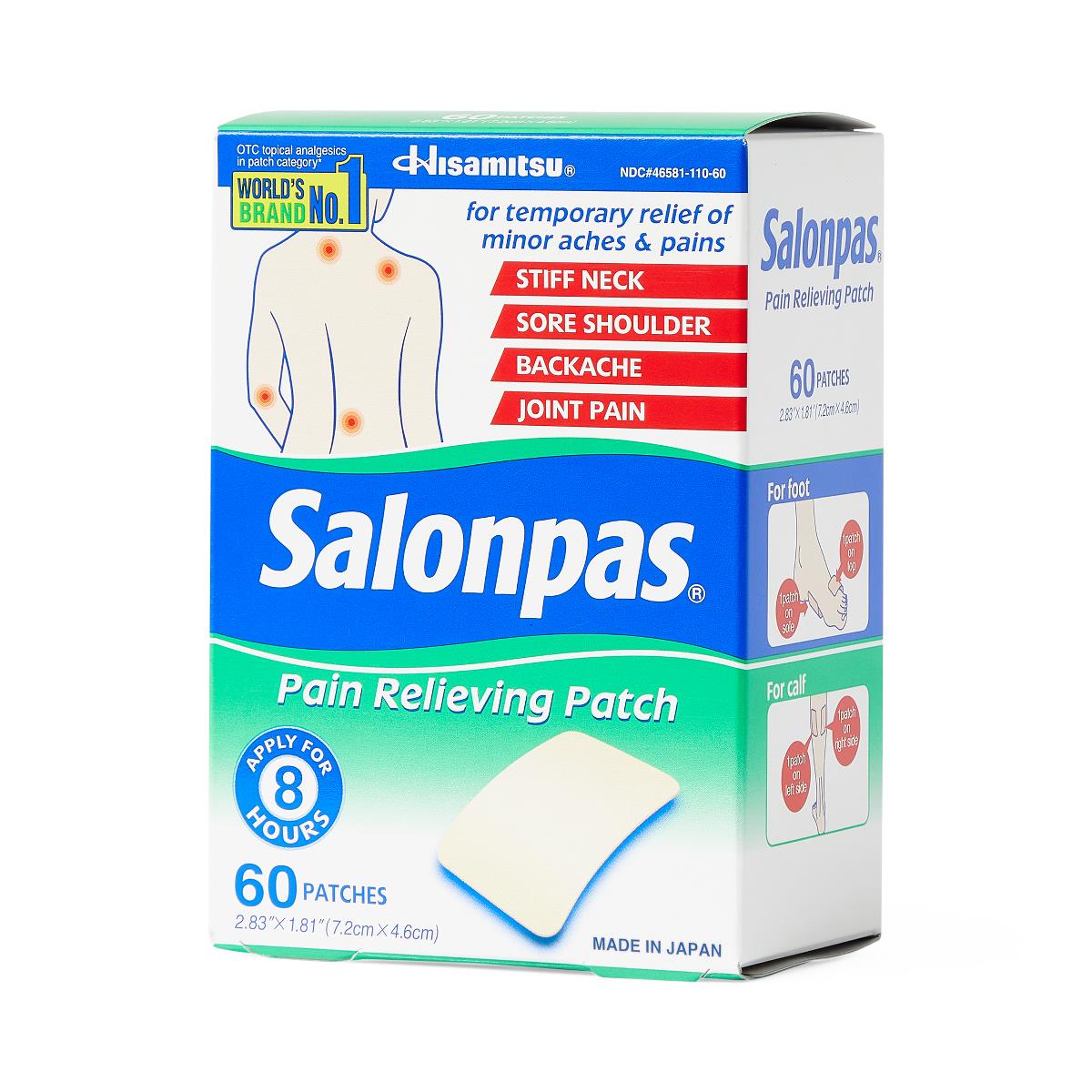Salonpas Pain Relieving Patches | Medline