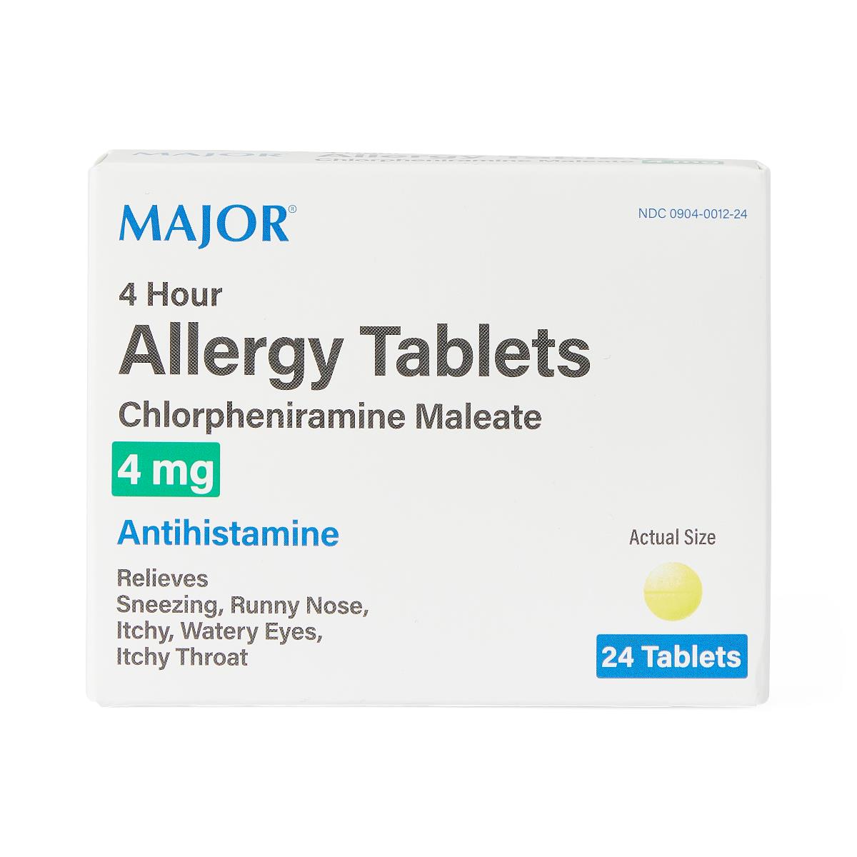 Chlorpheniramine Maleate Allergy Tablets | Medline