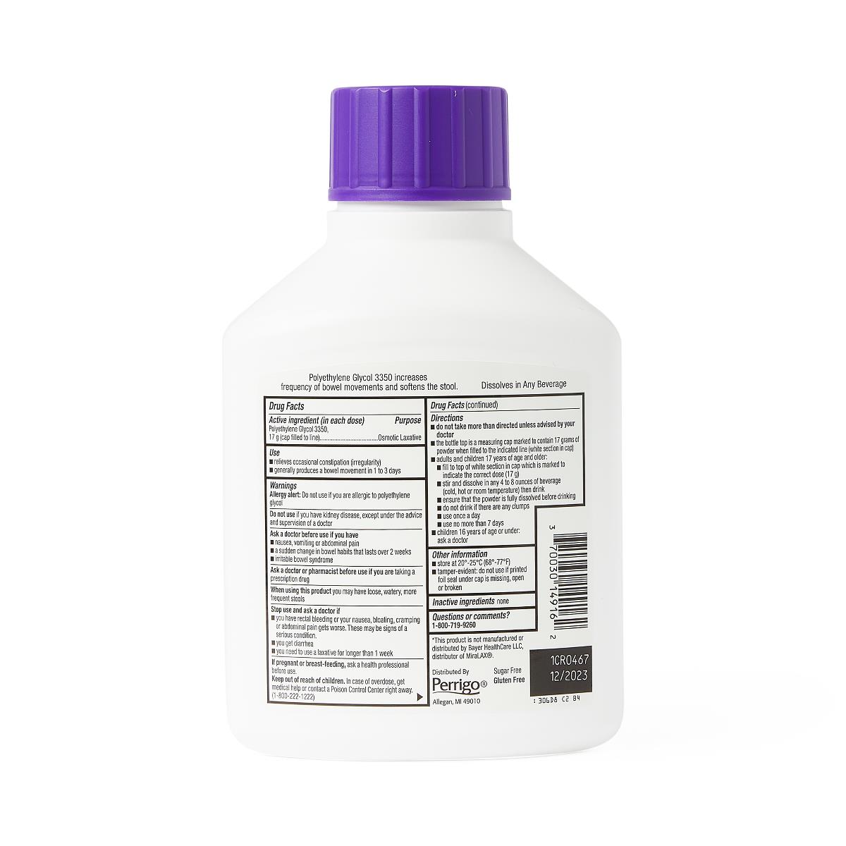 GoodSense ClearLax Polyethylene Glycol Laxative Powder | Medline