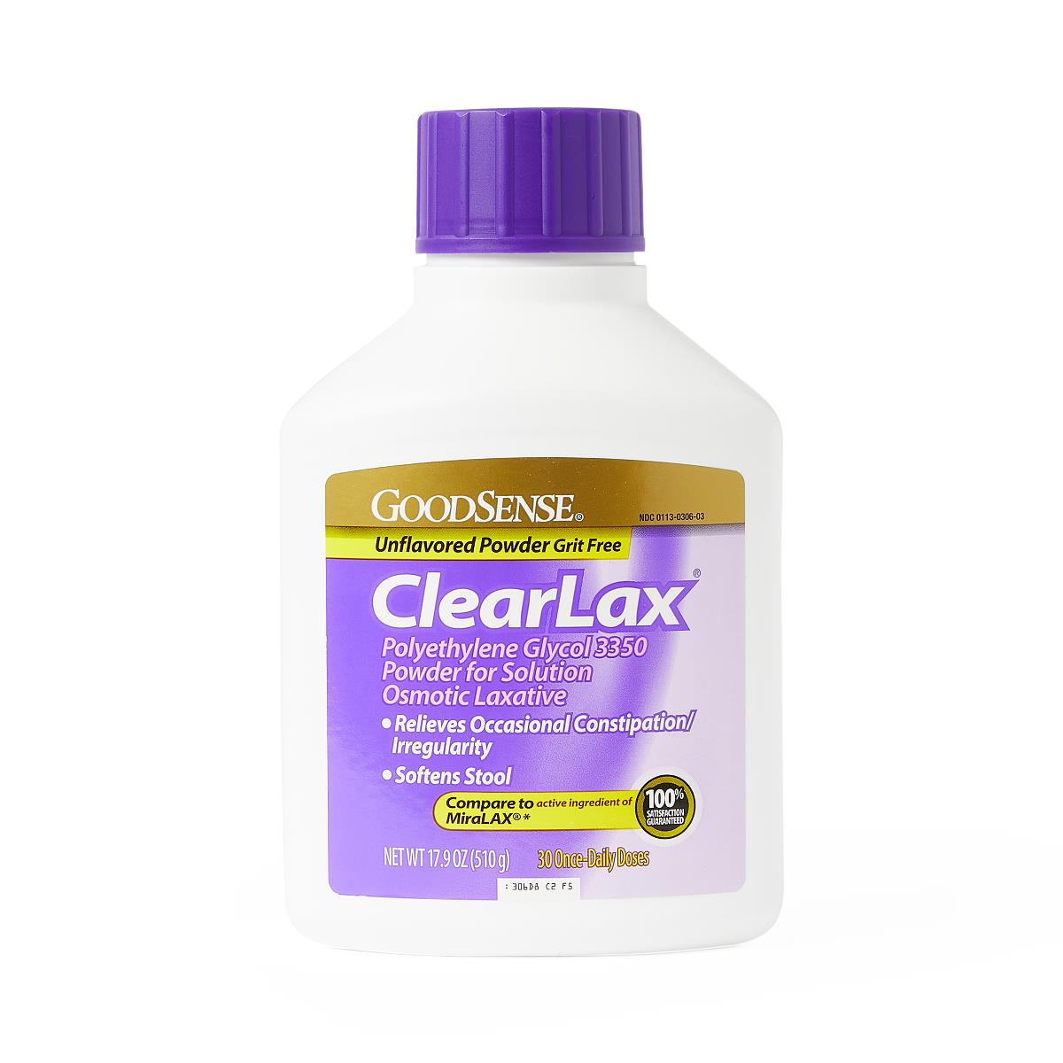 GoodSense ClearLax Polyethylene Glycol Laxative Powder | Medline